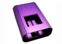 China Satin Anodized / Powder Painted Aluminum Extrusions For Electronics / Electrical Covers for sale