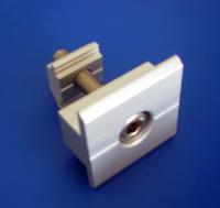 China Aluminum Saolar Panel Mid Clamp For Solar Roof Mounting Systems for sale