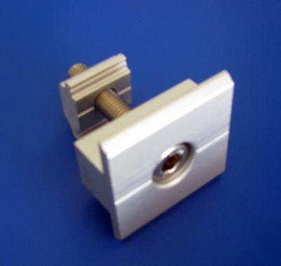 China Aluminum Saolar Panel Mid Clamp For Solar Roof Mounting Systems for sale