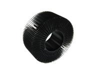 China 6005 Custom Made LED Round Extruded Aluminum Heatsink for sale