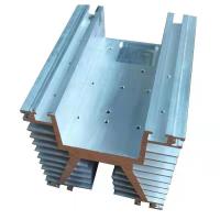 China Anodized OEM Custom CNC Machining Extruded Heat Sink Profiles for sale