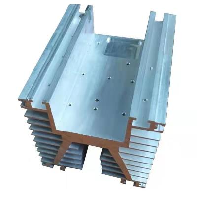 China Anodized OEM Custom CNC Machining Extruded Heat Sink Profiles for sale
