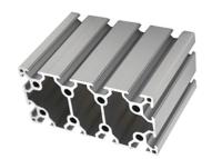 China Silvery Black Anodized 6063 T4 Aluminium Extrusion System T Slot Assembly Stage for sale