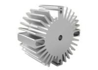 China Sunflower Standard Led Light Anodized T5 Aluminum Heatsink Extrusion Profiles for sale
