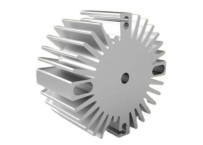 China Sunflower Standard Led Light Anodized T5 Aluminum Heatsink Extrusion Profiles for sale