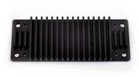 China Black Anodized 6005 T6 Heatsink Extrusion Profiles for sale