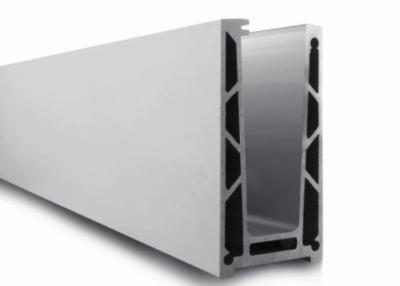 China Adjustable Glass U Channel Glass Balustrades Anodized Aluminum Profiles 6061 for sale
