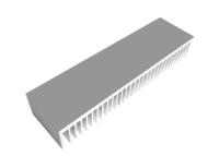 China Natural Anodized Radiator Aluminum Heatsink Extrusion Profiles for sale