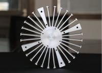 China Silvery Anodized Led Aluminum Heatsink Extrusion Profiles Custom Design for sale