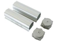 China 6063t5 Aluminum Extrusion Products Anodized Cylinder Shell for sale