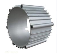 China Blue Powder Painted 6082 Aluminum Extrusions Electromechanical Parts for sale