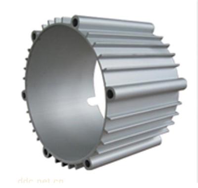 China Blue Powder Painted 6082 Aluminum Extrusions Electromechanical Parts for sale