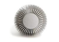 China Electrophoretic Radiator Aluminum Heatsink Extrusion Profiles Sand Blasting for sale