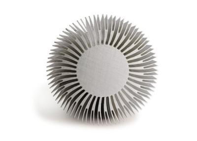 China Electrophoretic Radiator Aluminum Heatsink Extrusion Profiles Sand Blasting for sale