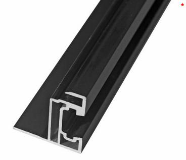 China Black Aluminum Solar Panel Frame , Aluminum Extrusion Profiles for sale