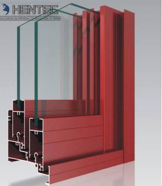 China T5 / T6  Aluminium window extrusion profiles GB/75237-2004 for sale