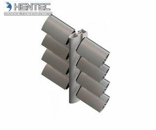 China Anodized  Industrial aluminum door frames , Blind / Shutter Eluminum Extrusion Porifle for sale