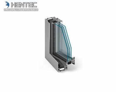 China Electrophoresis Aluminum Window Extrusion Profiles  With Drilling for sale
