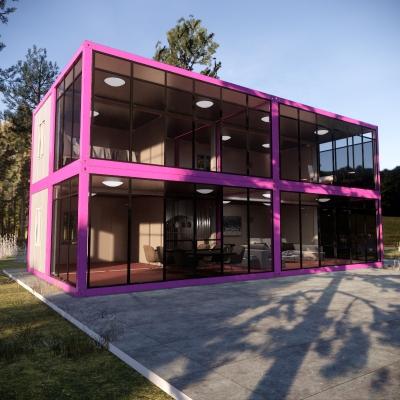 China Best Sales China Prefabricated Concrete Prefab Eco House Tiny House for Office for sale
