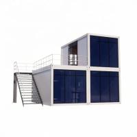 China Flat Pack Light Steel Simple Demountable of Container House  Mobile Home Prefab Mobile House Price for sale