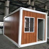 China 20 ft Flat Pack Prefab Container Homes Used As Container Office and Container Accommodation or Portable Cabin for sale