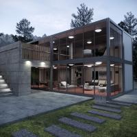 China Modern Luxury 20ft 40ft Flat Pack Container House Casas Prefabricated Home Modular Prefab House for Sale for sale