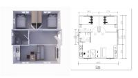 China European Brief Style Mobile  Prefabricated Expandable Container House for Spacious Peaceful Study Rooms for sale