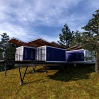 China Dependable Latvia Steel Structure Portable Prefab+Houses for Multipurpose for sale