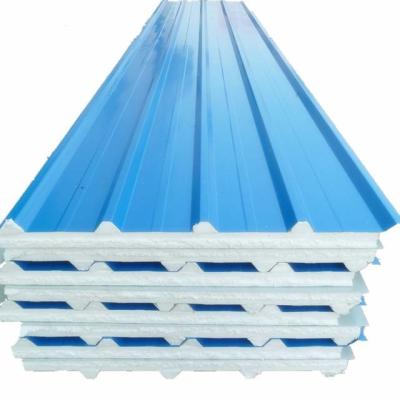 China Top Quality Manufactured Insulation EPS/Rock Prefabricated Roof Sandwich Panels Price for sale