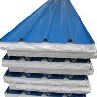 China Corrugated Thermal Insulation Eps Roof Aluminium Wall Panel Sandwich Panels Price for sale