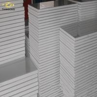 China Clean Room External Wall Panel Eps/rock Wool Sandwich Wall Panel Price for sale
