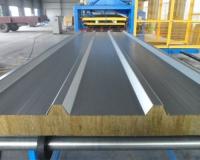 China High Quality Peru Sound Insulation Metal Face Rock Wool Sandwitch Roofing for Roof for sale