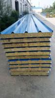 China High Quality Peru Sound Insulation Metal Face Rock Wool Sandwitch Roofing for Roof for sale