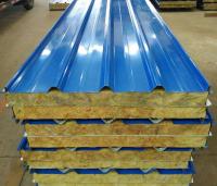 China New Lowes Metal Roofing Cost Insulated Pu/eps/rock Wall Panels Sandwich Panels for sale