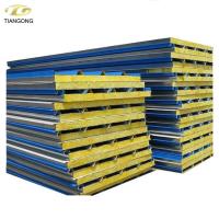 China Color Steel Customized Rock Wool Sandwich Panels for Roof and Wall for sale