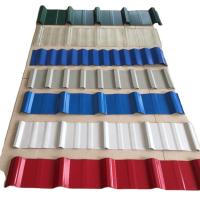 China Corrugated Roofing Sheet Roofing Tiles Top Quality Fire Resistant High Strength Color Coated Steel Plain Roof Tiles Light Weight for sale