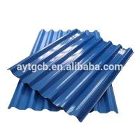 China Corrugated Roofing Sheet Roofing Tiles Top Quality Fire Resistant High Strength Color Coated Steel Plain Roof Tiles Light Weight for sale