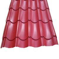 China Corrugated Roofing Sheet Roofing Tiles Top Quality Fire Resistant High Strength Color Coated Steel Plain Roof Tiles Light Weight for sale