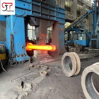 China Large Carbon Steel Forged Blanks For Automotive Parts Pressure Roller Shaft for sale