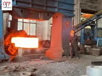China 0.1ton To 7ton Forged Cylinder Steel Hollow Cylinder Open Die Forging Heat Treatment for sale