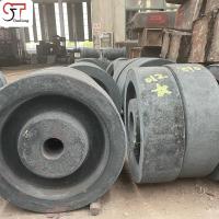 China C45 35CrMo Crane Wheel  17NiCrMo6-4 Forged Steel Wheels For Quay Crane for sale
