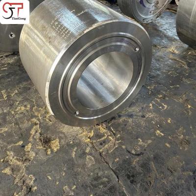 China 0.1ton To 7ton Forged Cylinder Steel Hollow Cylinder Open Die Forging Heat Treatment for sale