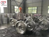 China Alloy Steel Forgings Crane Wheel 42CrMo Open Die Forging For Port Machinery for sale