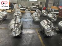 China Gantry Locomotive Crane Track Wheels Wear Resistant Alloys  45# Open Forging Process for sale