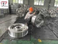 China Alloy Steel Forgings Crane Wheel 42CrMo Open Die Forging For Port Machinery for sale