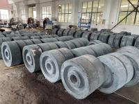 China Stacker Crane Systems 42CrMo Free Forging Forged Trolley Wheel  For Port Crane for sale