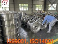 China Customized Free Forged Crane Wheel Hub For Heavy Duty Port for sale