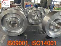 China Stacker Crane Systems 42CrMo Free Forging Forged Trolley Wheel  For Port Crane for sale