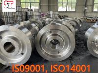 China Customized Free Forged Crane Wheel Hub For Heavy Duty Port for sale