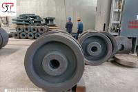 China 42CrMo4 Heavy Duty Steel Forging Blank for Port Crane Wheels for sale